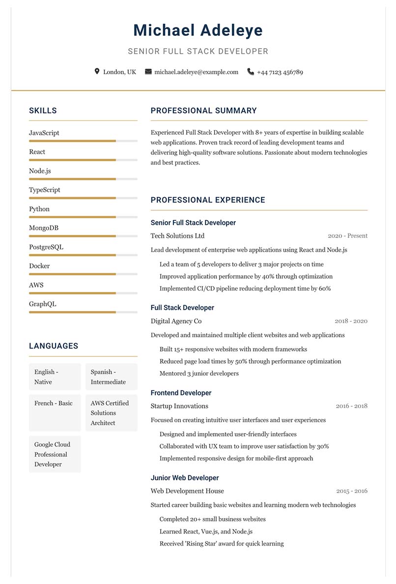 AI CV Builder | Create Professional Resume That Gets You Hired